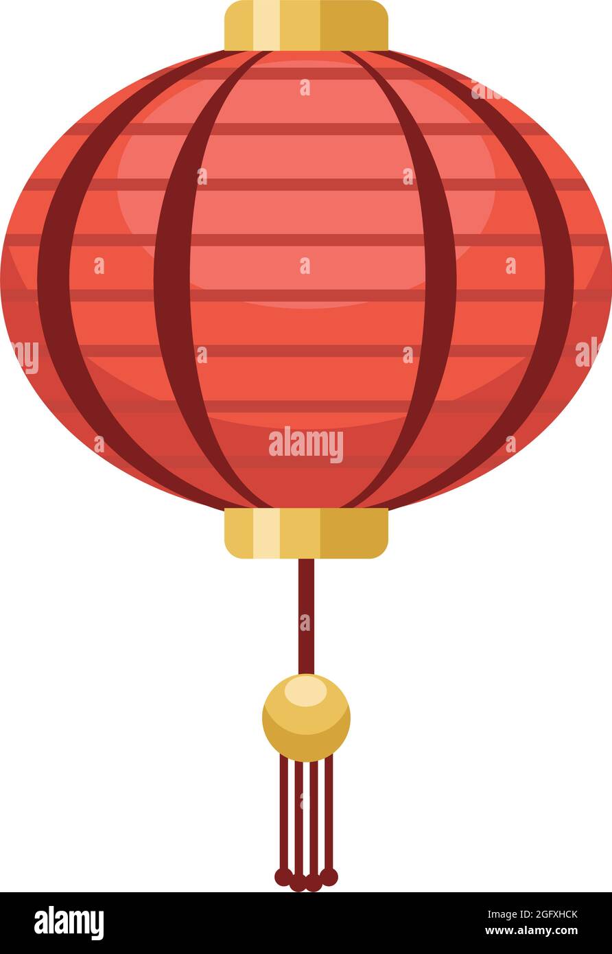red japanese lamp Stock Vector Image & Art - Alamy