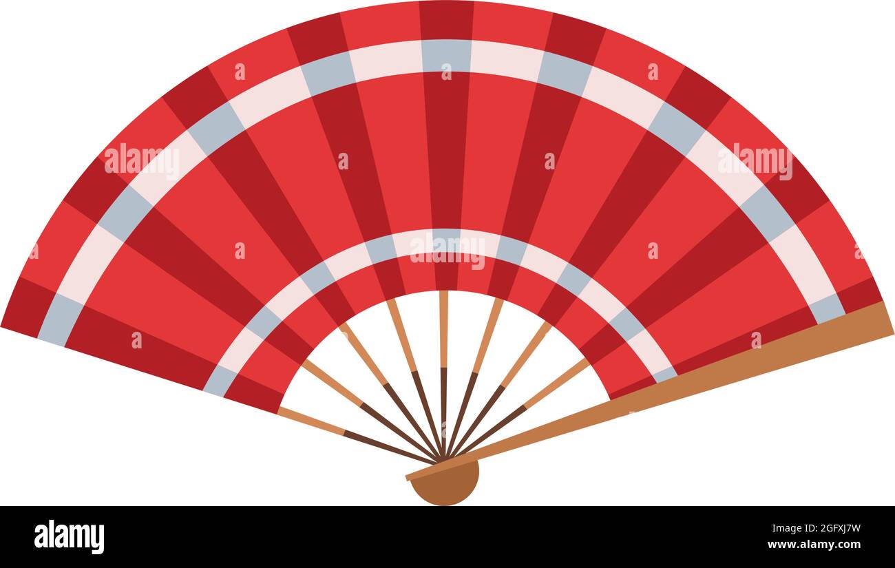 red japanese fan Stock Vector Image & Art - Alamy