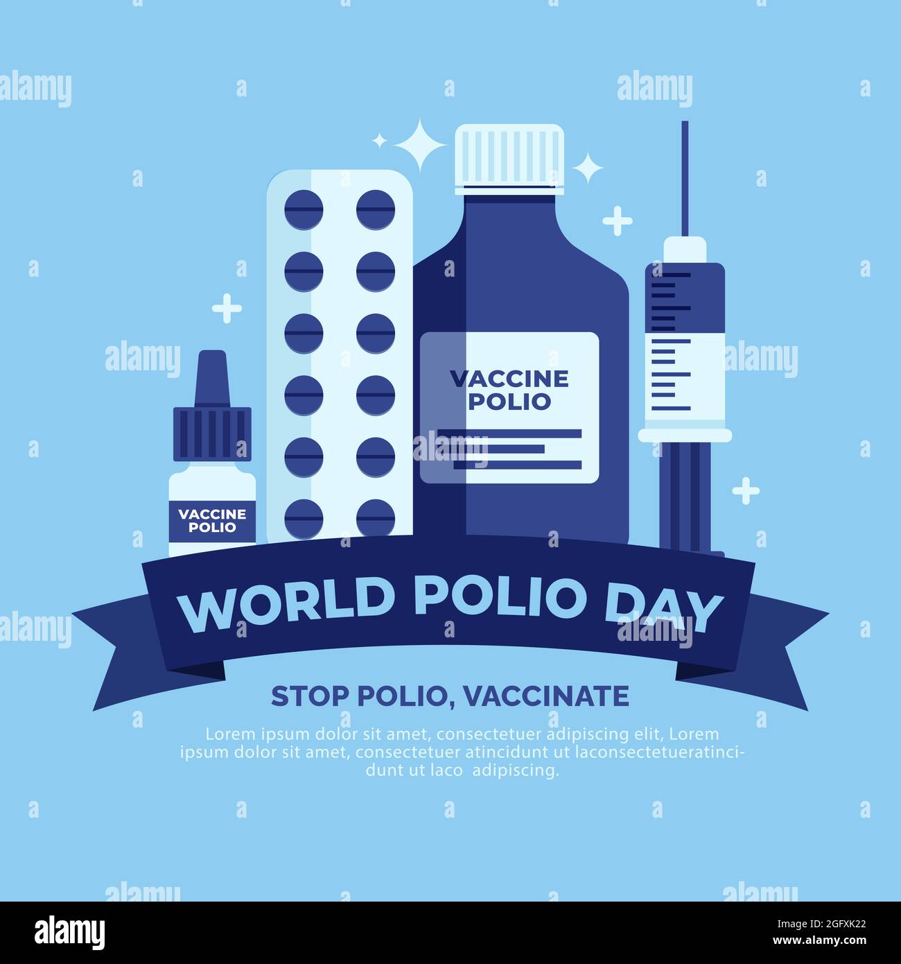 Poster template polio hi-res stock photography and images - Alamy