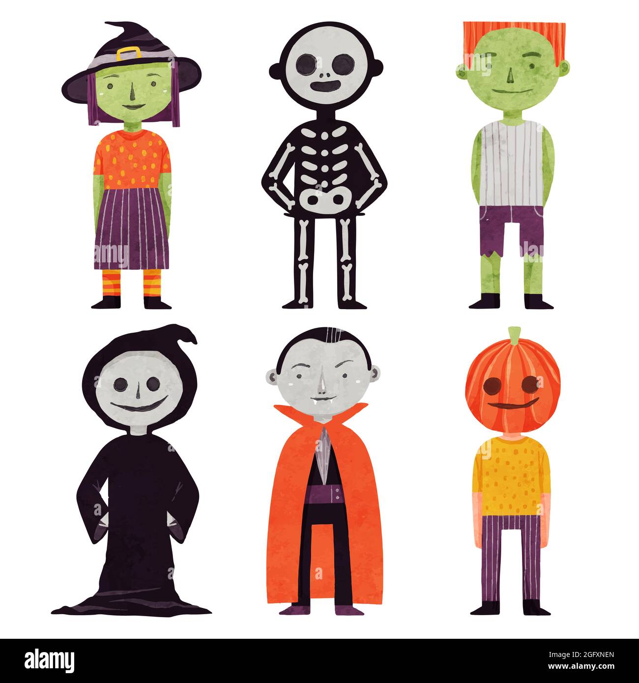 Halloween animation happy trick treat Stock Vector Images - Alamy