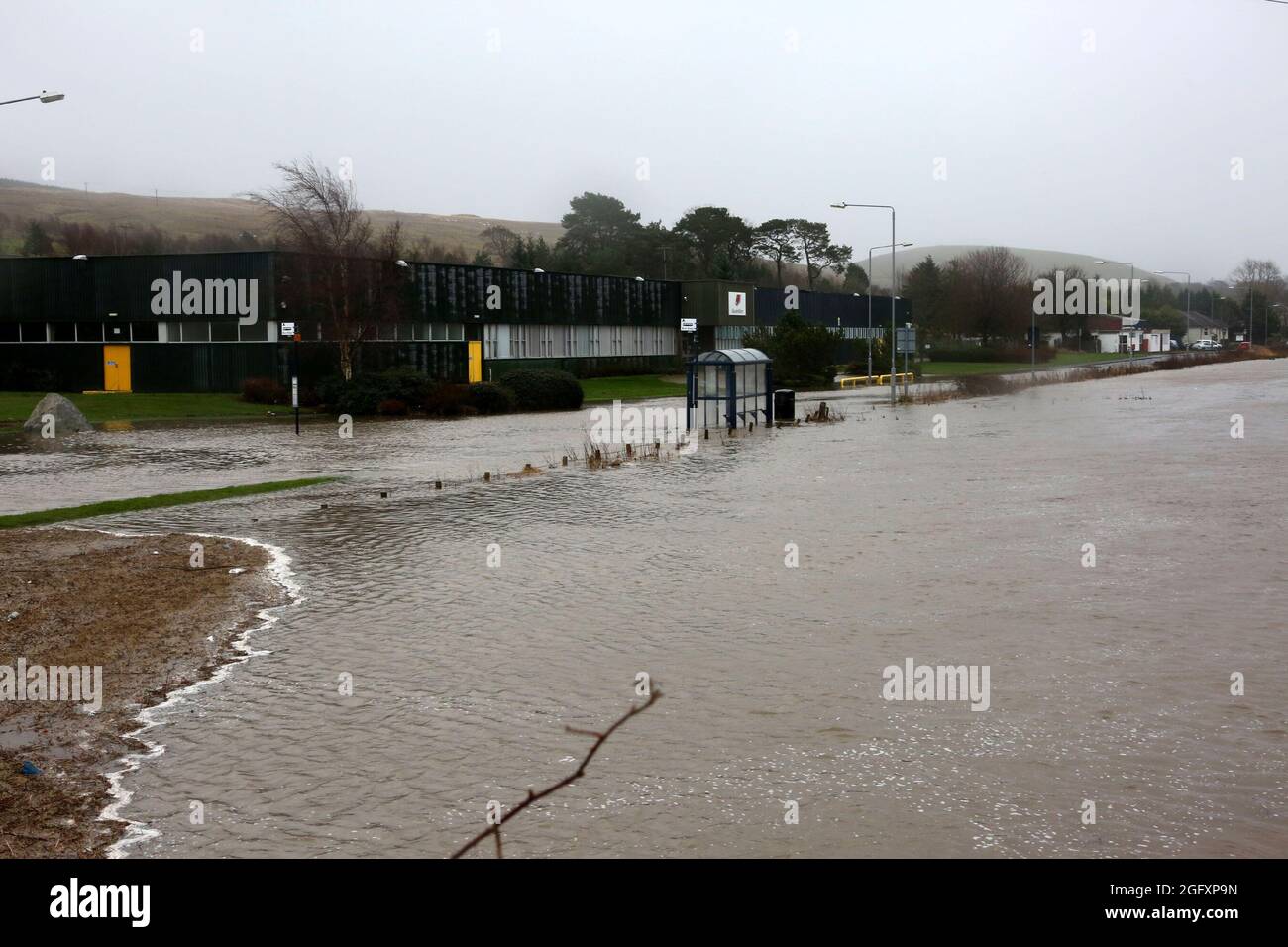Storm Frank causes flooding across Ayrshire Patna the A713 at new ...