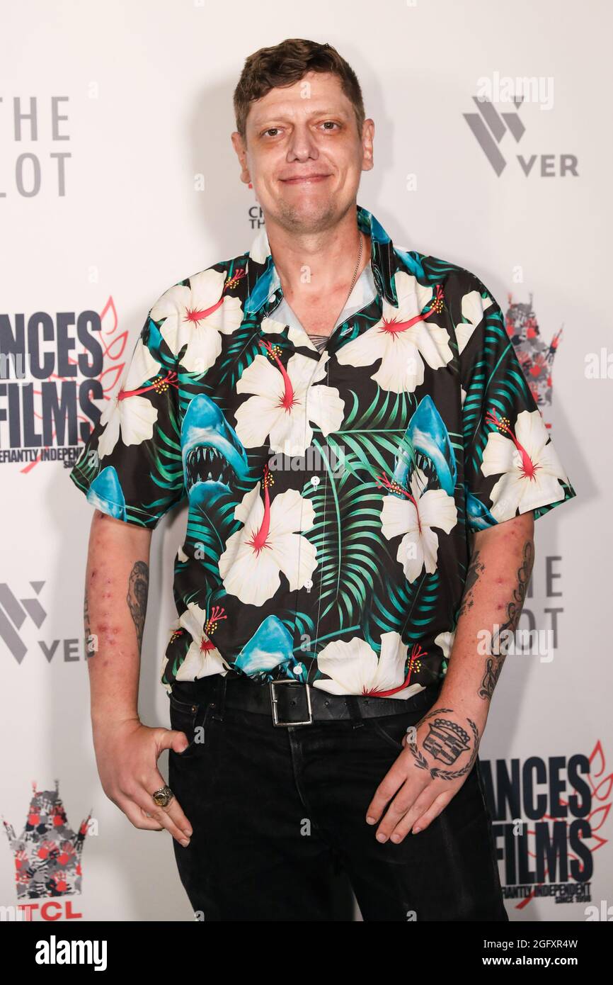 Colin M. Day arrives at the premiere of "The Art of Protest" at TCL ...