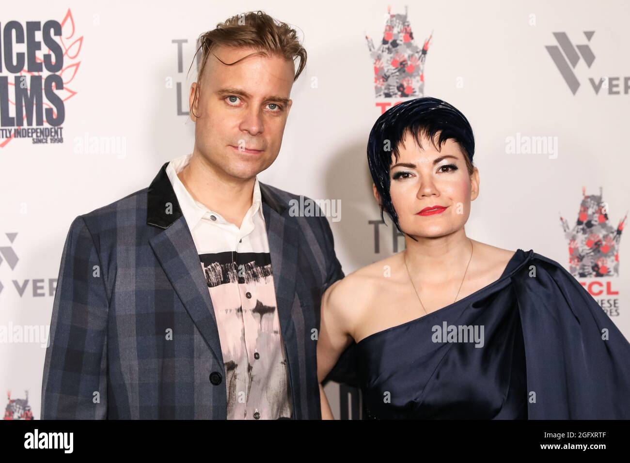 Los Angeles, USA. 26th Aug, 2021. Mars Roberge and Debra Haden arrive ...