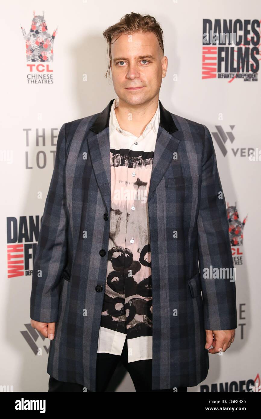 Mars Roberge arrives at the premiere of "The Art of Protest" at TCL ...