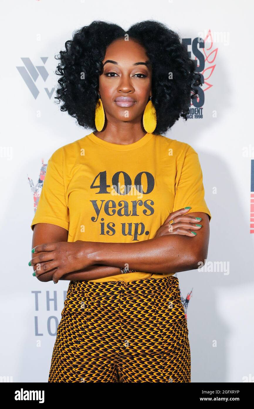 Los Angeles, USA. 26th Aug, 2021. Ash Nash arrives at the premiere of ...