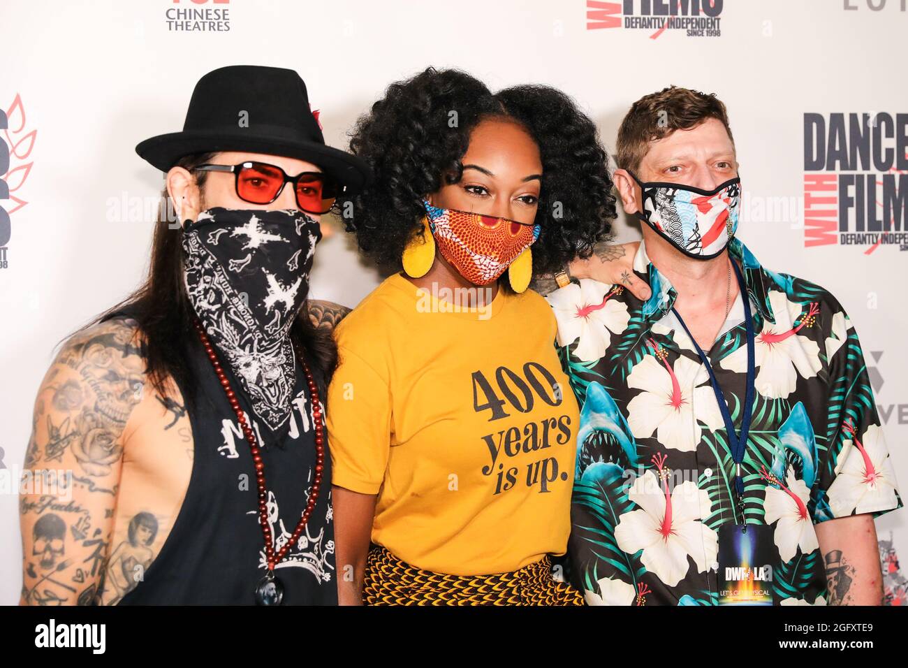 Los Angeles, USA. 26th Aug, 2021. Dave Navarro, Ash Nash, and Colin M ...