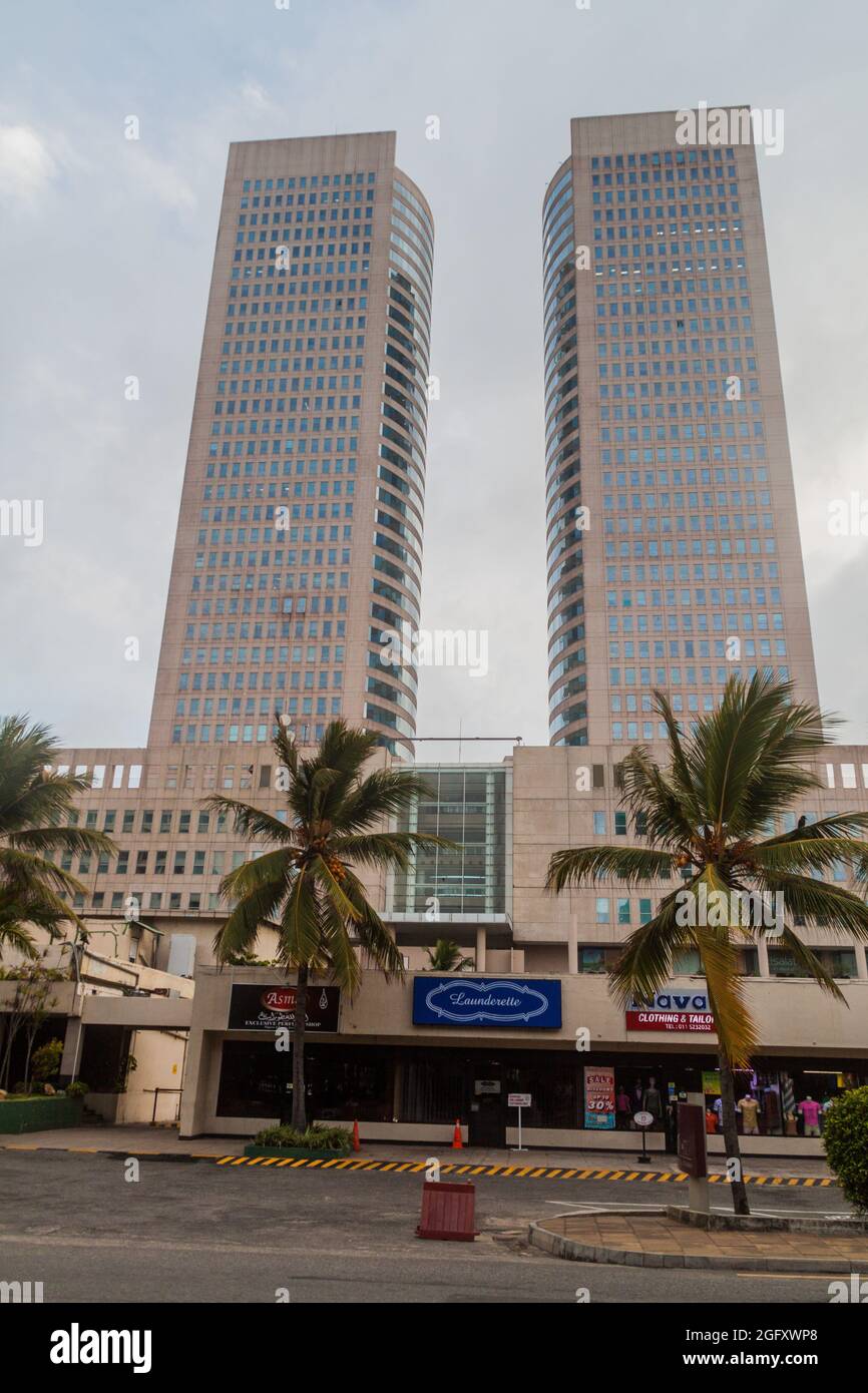 COLOMBO, SRI LANKA - JULY 26, 2016: Buildings of World Trade Center in ...