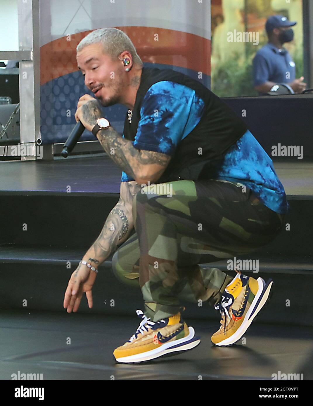 NEW YORK, NY- August 27: J Balvin performs on the NBC Today Show Citi ...