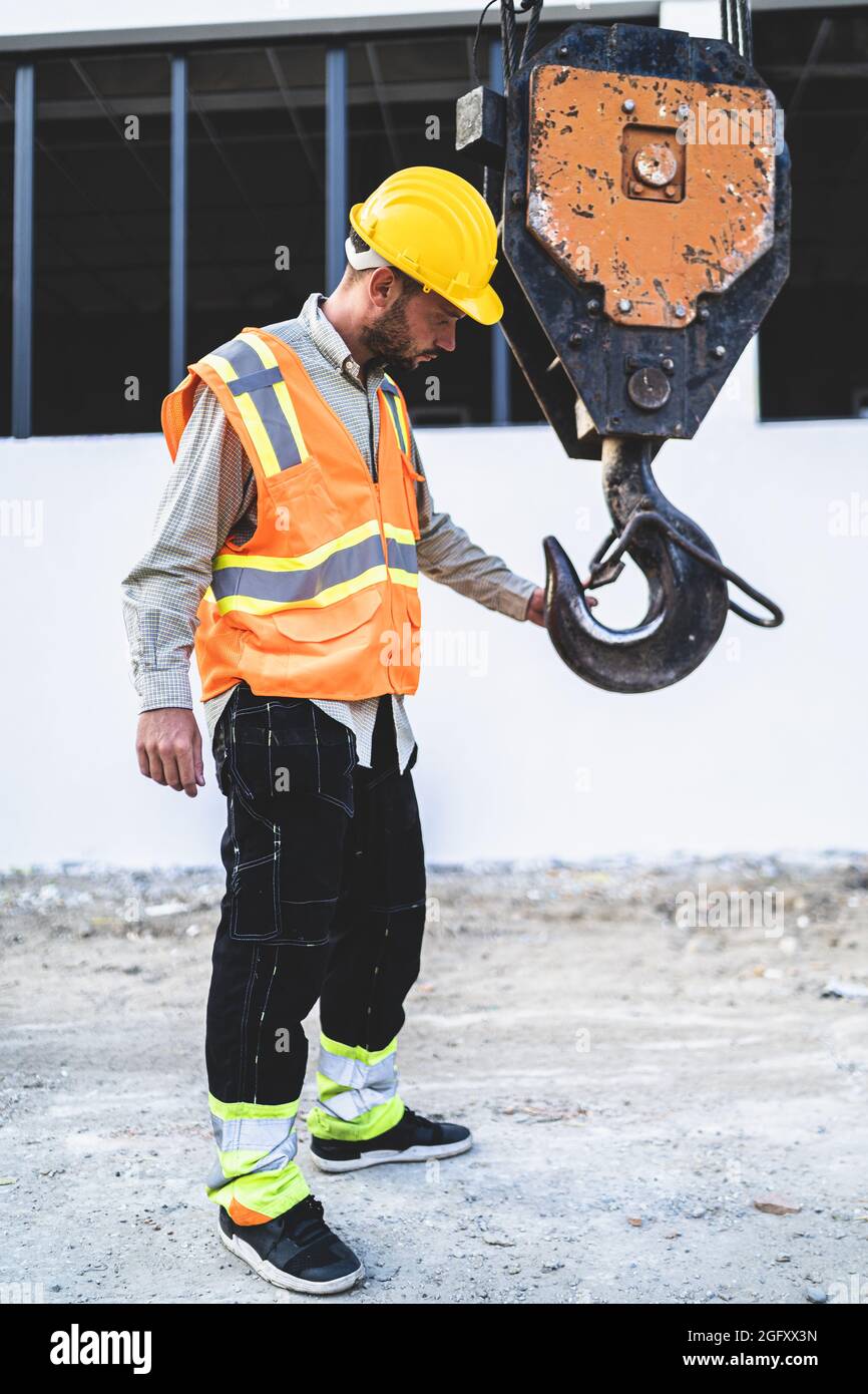 Vertical closeup worker checking hi-res stock photography and images ...