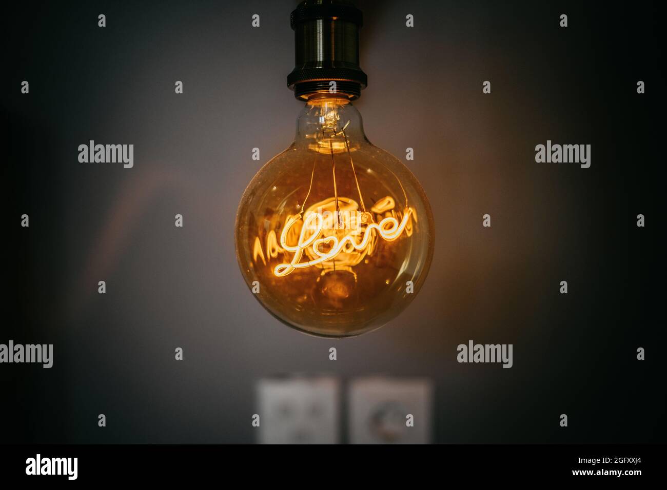 Edison electric light sign hi-res stock photography and images - Alamy
