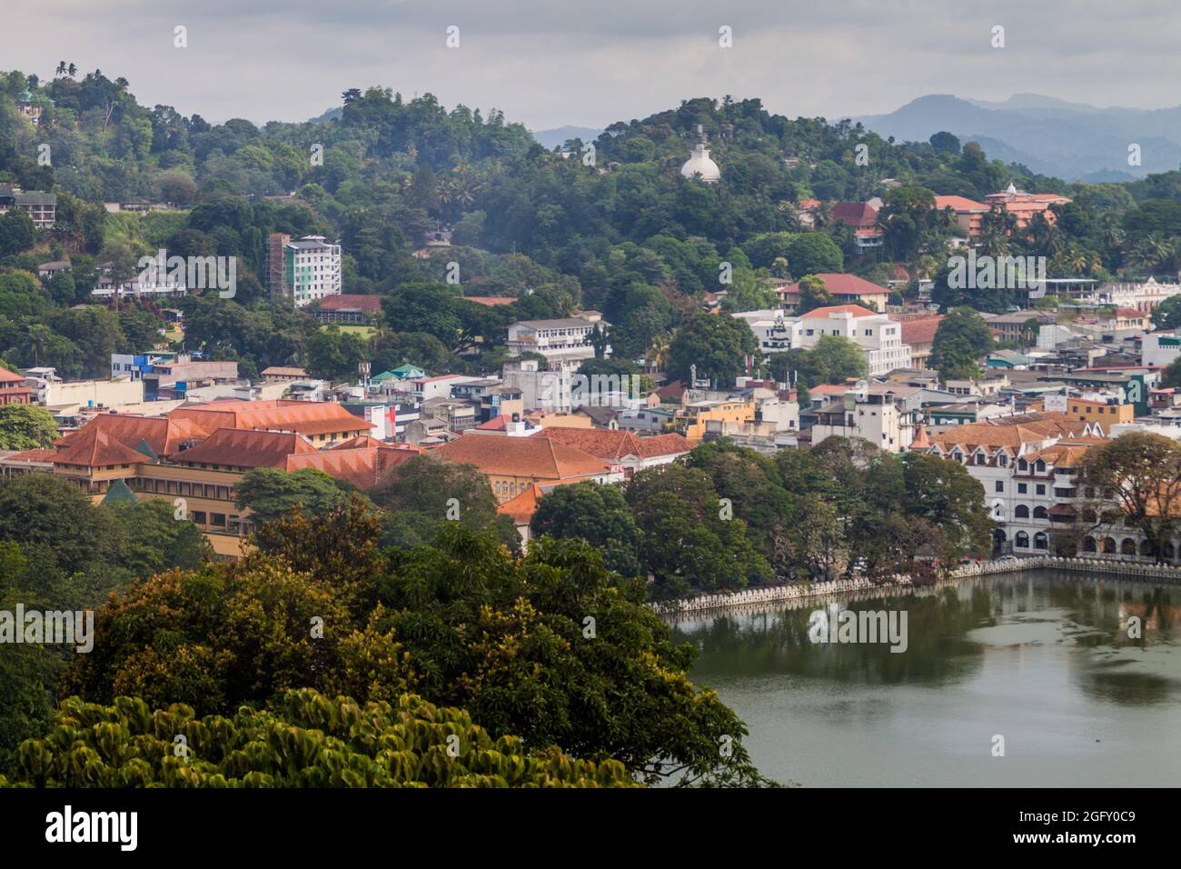Aerial view of Kandy, Sri Lanka Stock Photo - Alamy