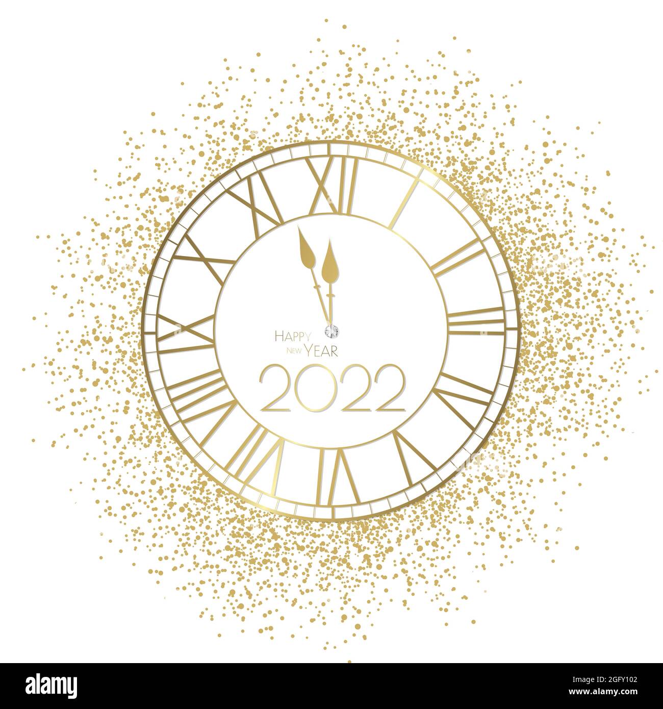 2022 Clock Png