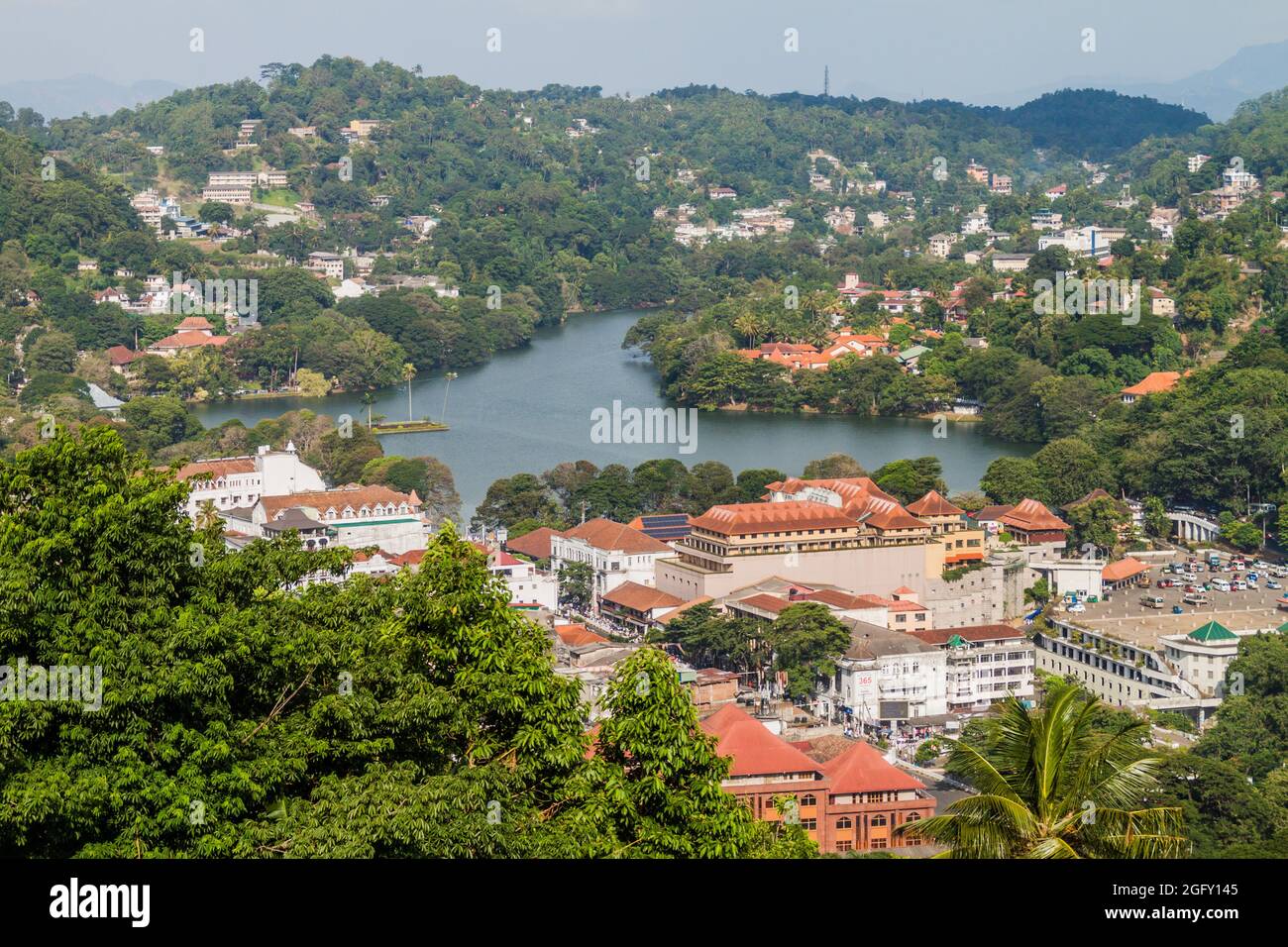 Aerial view of Kandy, Sri Lanka Stock Photo - Alamy