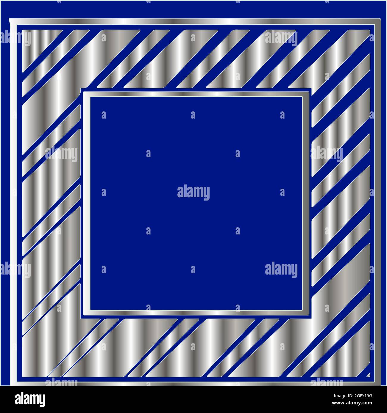 silver frame for design template. Elegant element for design in Eastern ...