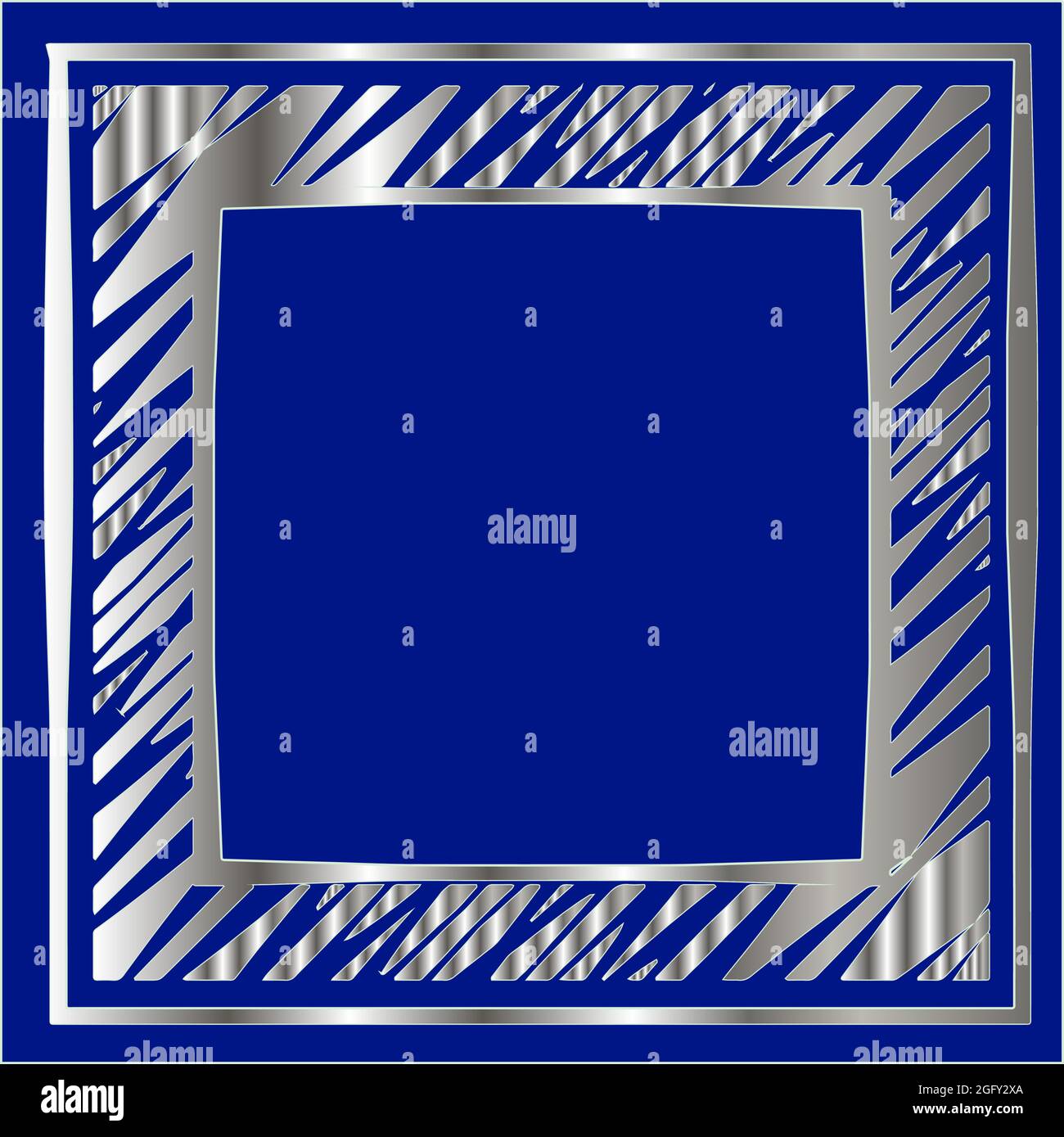 silver frame for design template. Elegant element for design in Eastern ...