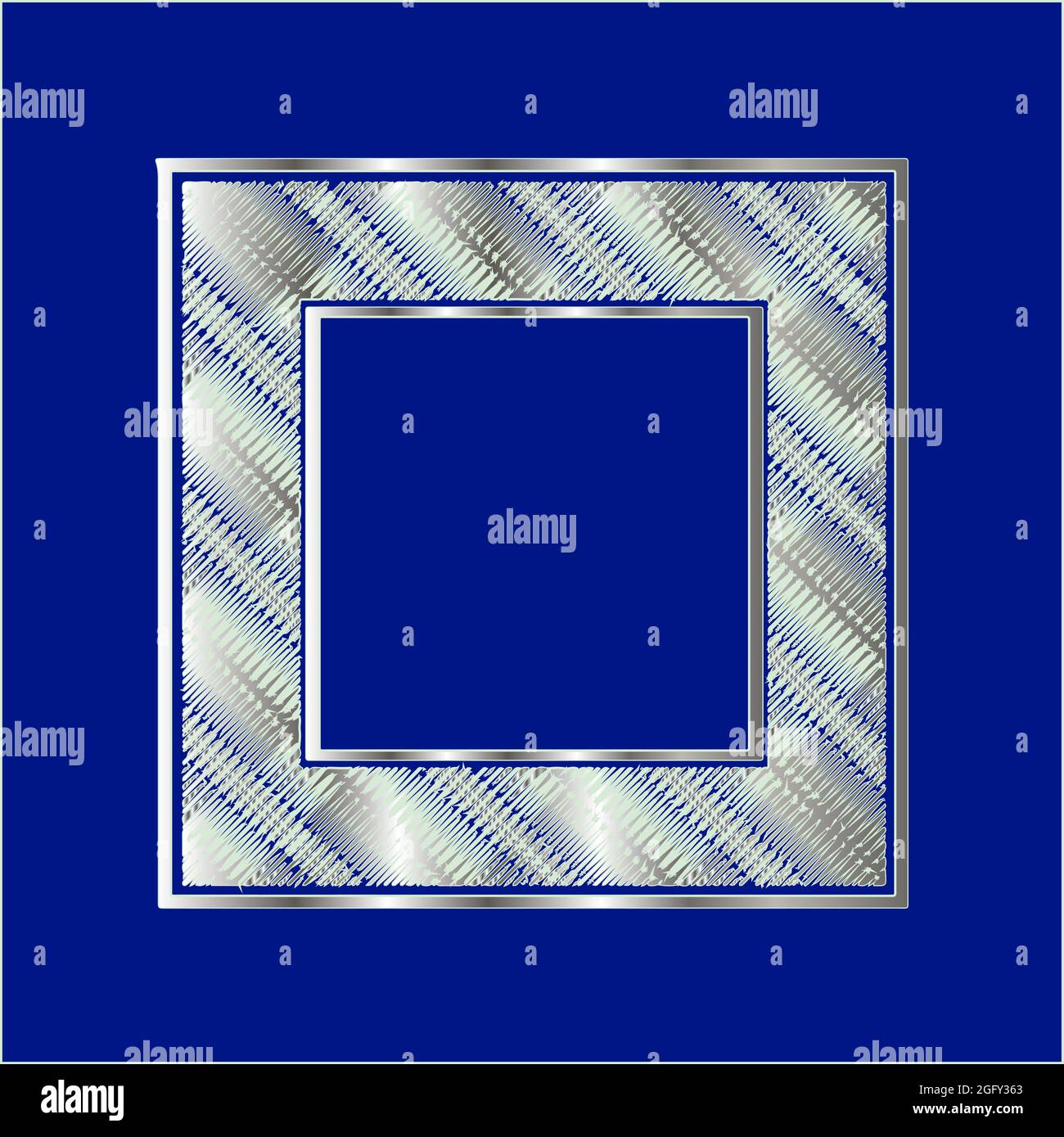 silver frame for design template. Elegant element for design in Eastern ...