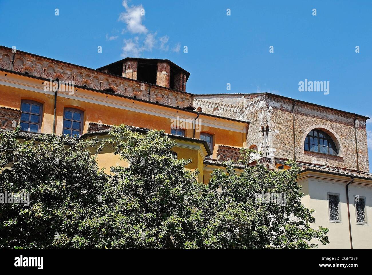 A side view of the Roman Catholic cathedral (Cattedrale di Santa Maria ...