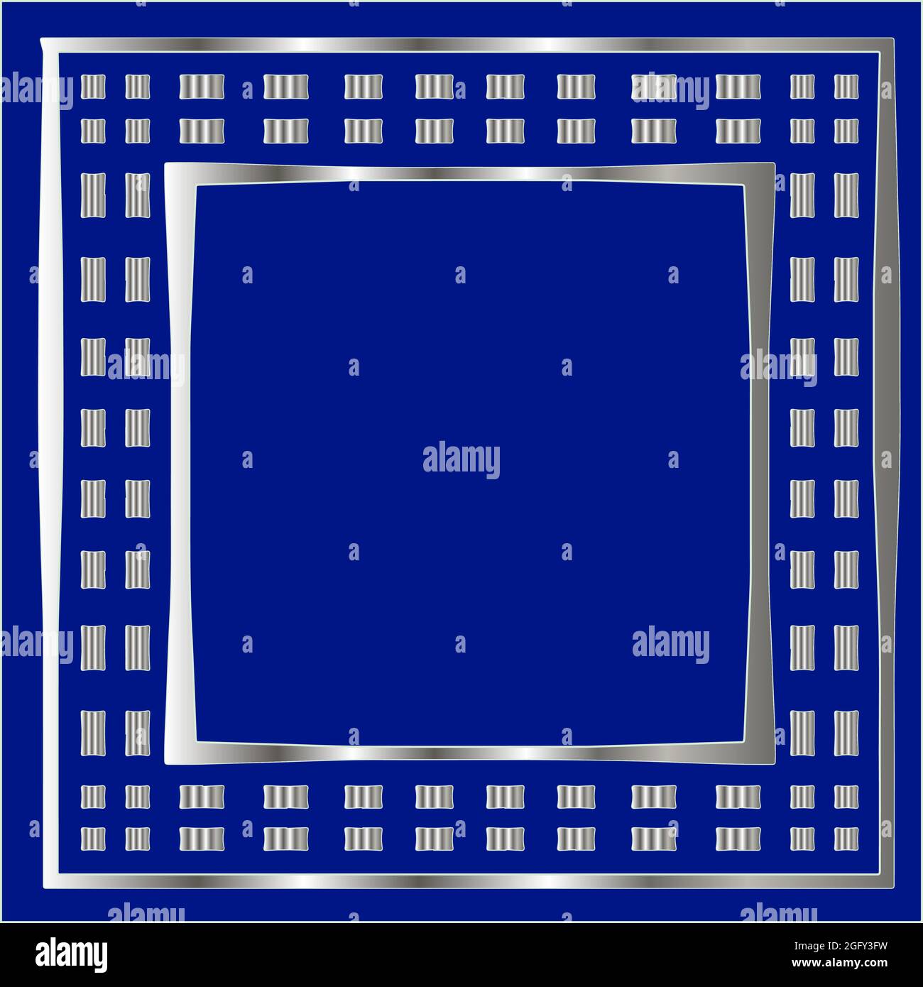 silver frame for design template. Elegant element for design in Eastern ...
