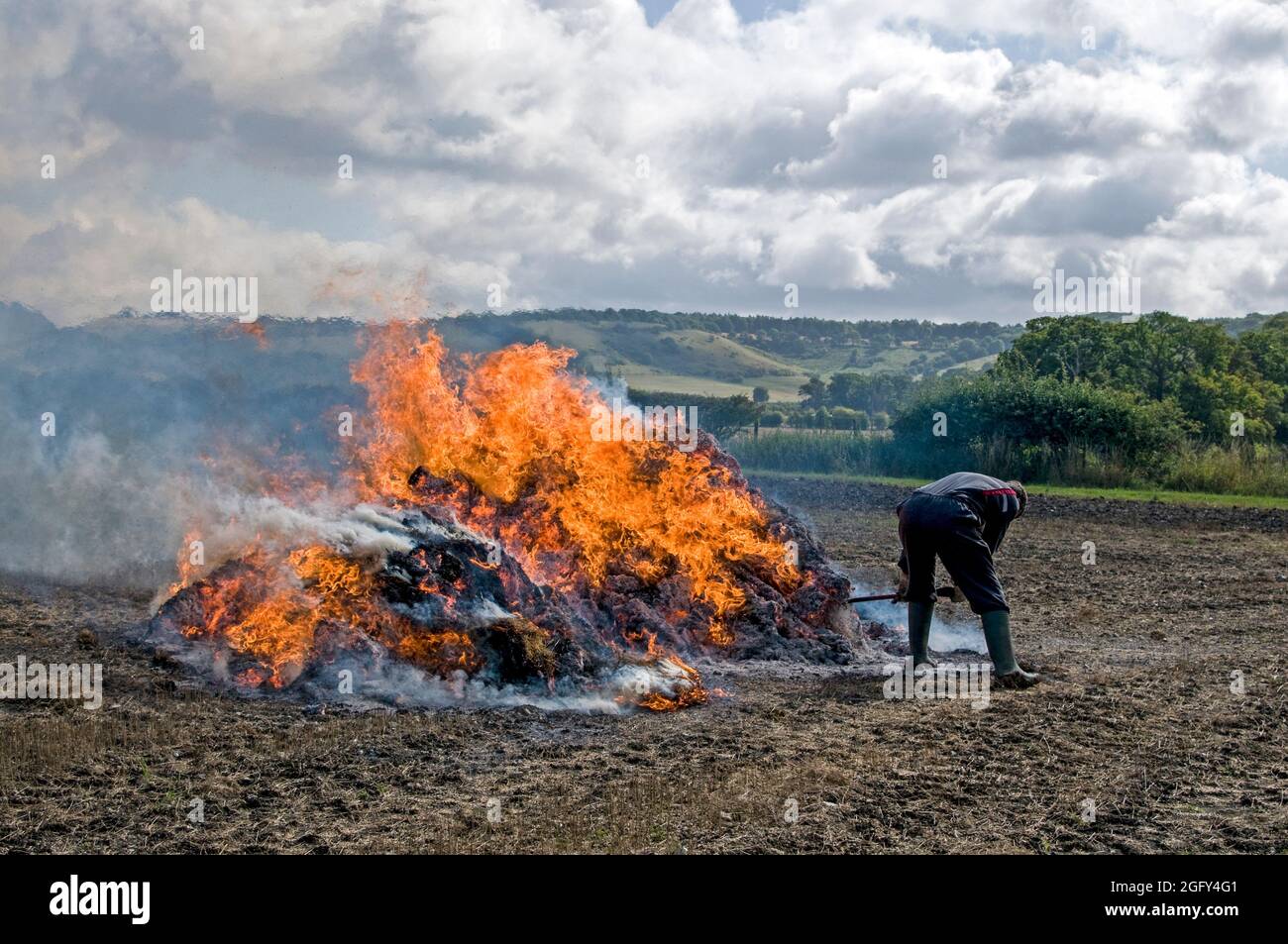 Environmental change on the crop hi-res stock photography and images ...