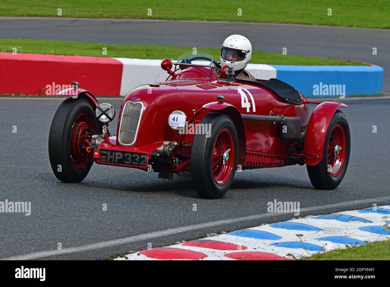 Richard Iliffe, Riley TT Sprite Replica, Mallory Park Trophy Race, VSCC ...