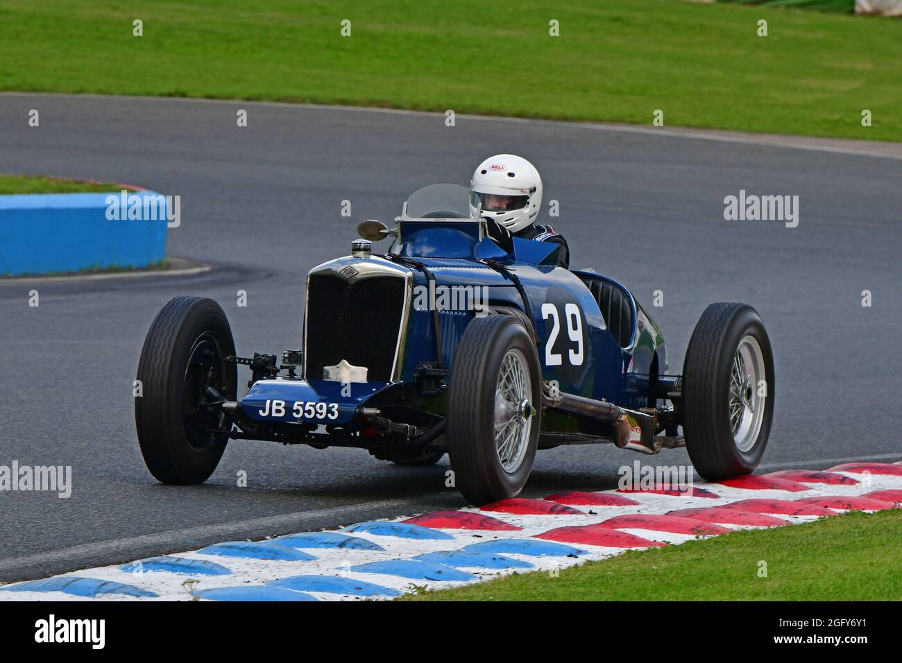 Mike James, Riley 12/4 TT Sprite replica, Mallory Park Trophy Race ...