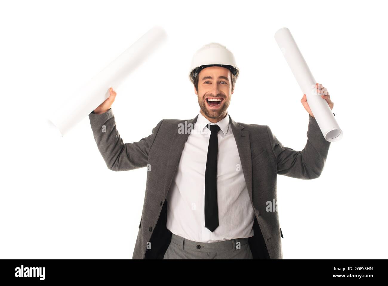 Excited architect hi-res stock photography and images - Alamy