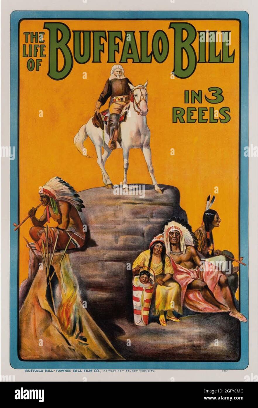 Click On Vintage American silent movie poster - "The Life of Buffalo ...