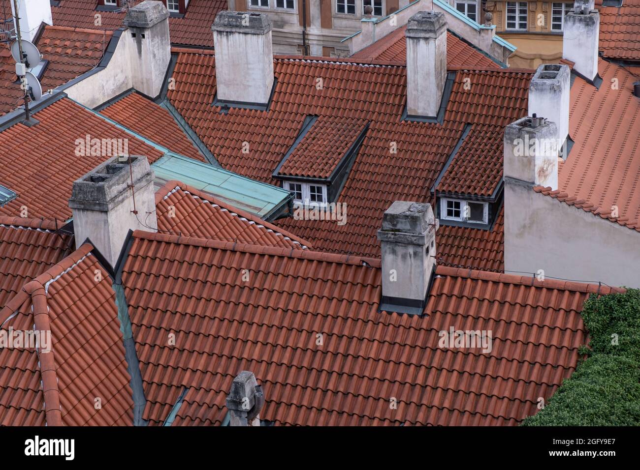 Brick built beautiful chimneys hi-res stock photography and images - Alamy