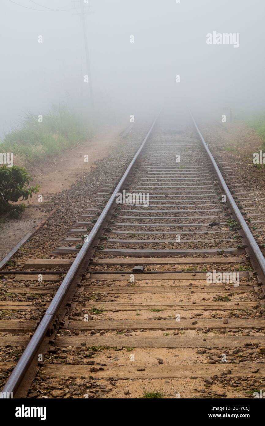 Fog near railway line hi-res stock photography and images - Alamy