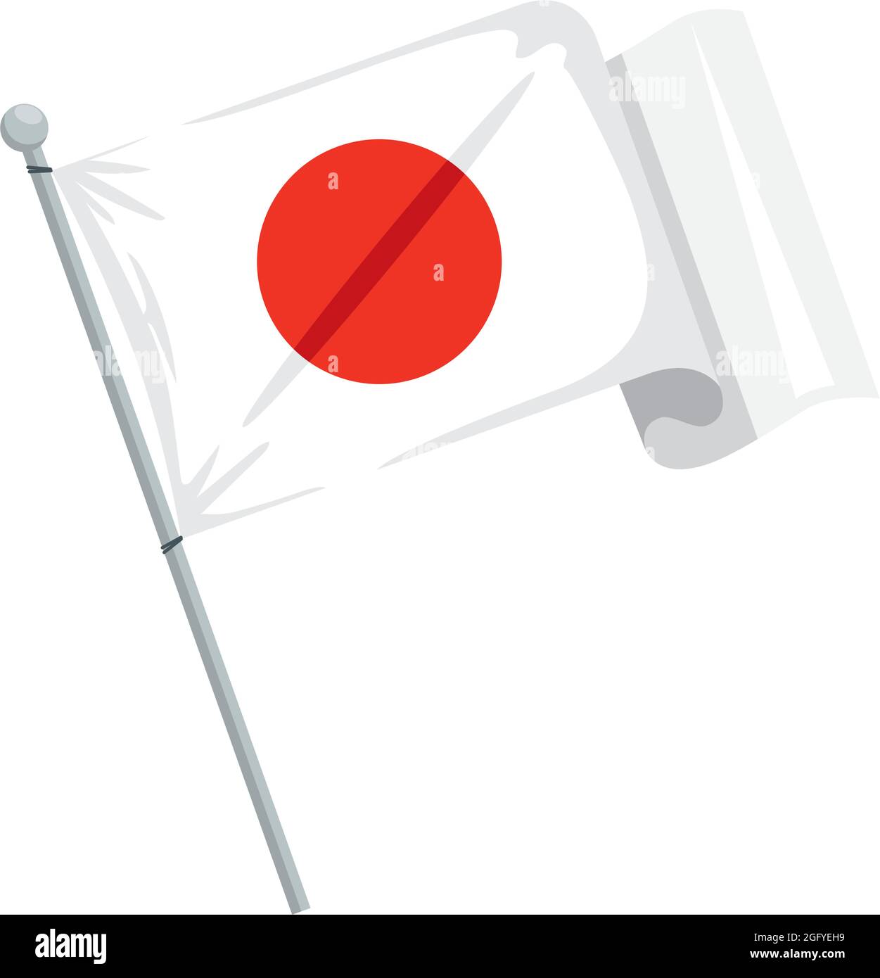 japanese flag icon Stock Vector Image & Art - Alamy