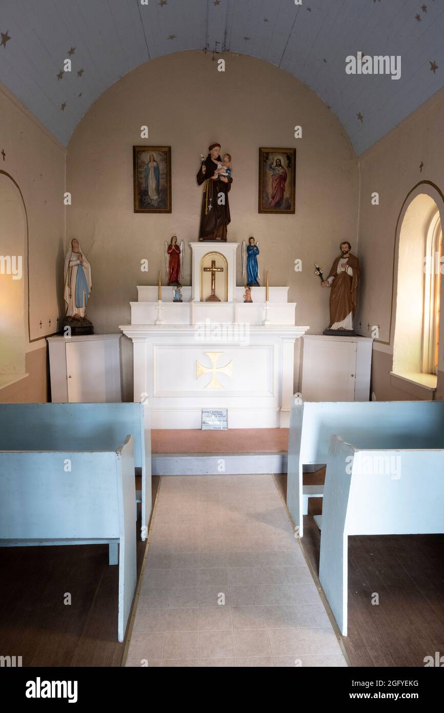 Chapel of St. Anthony of Padua Interior, Winneshiek County, Iowa. World ...