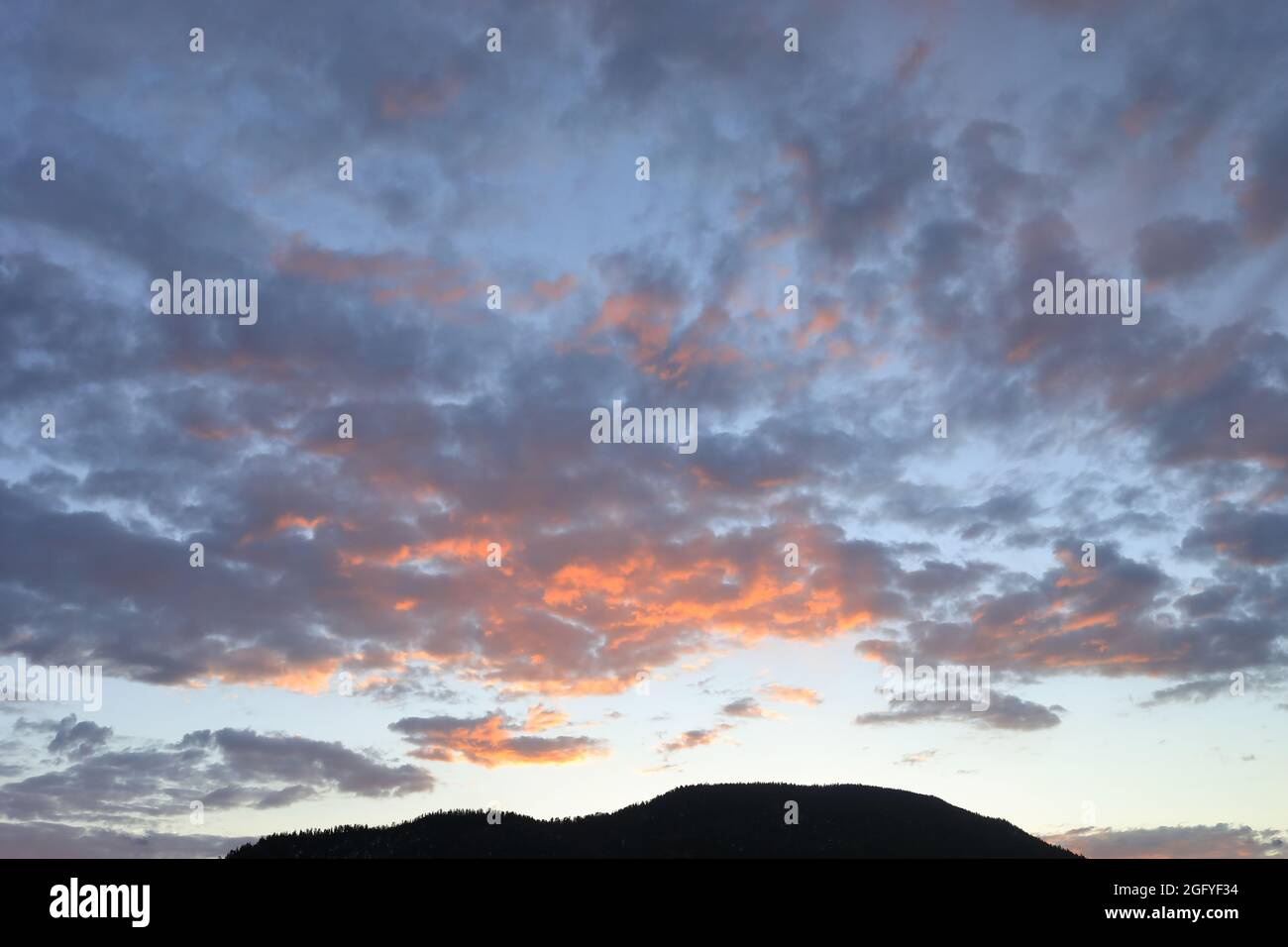 Dusky sky at Fort Davies Stock Photo - Alamy
