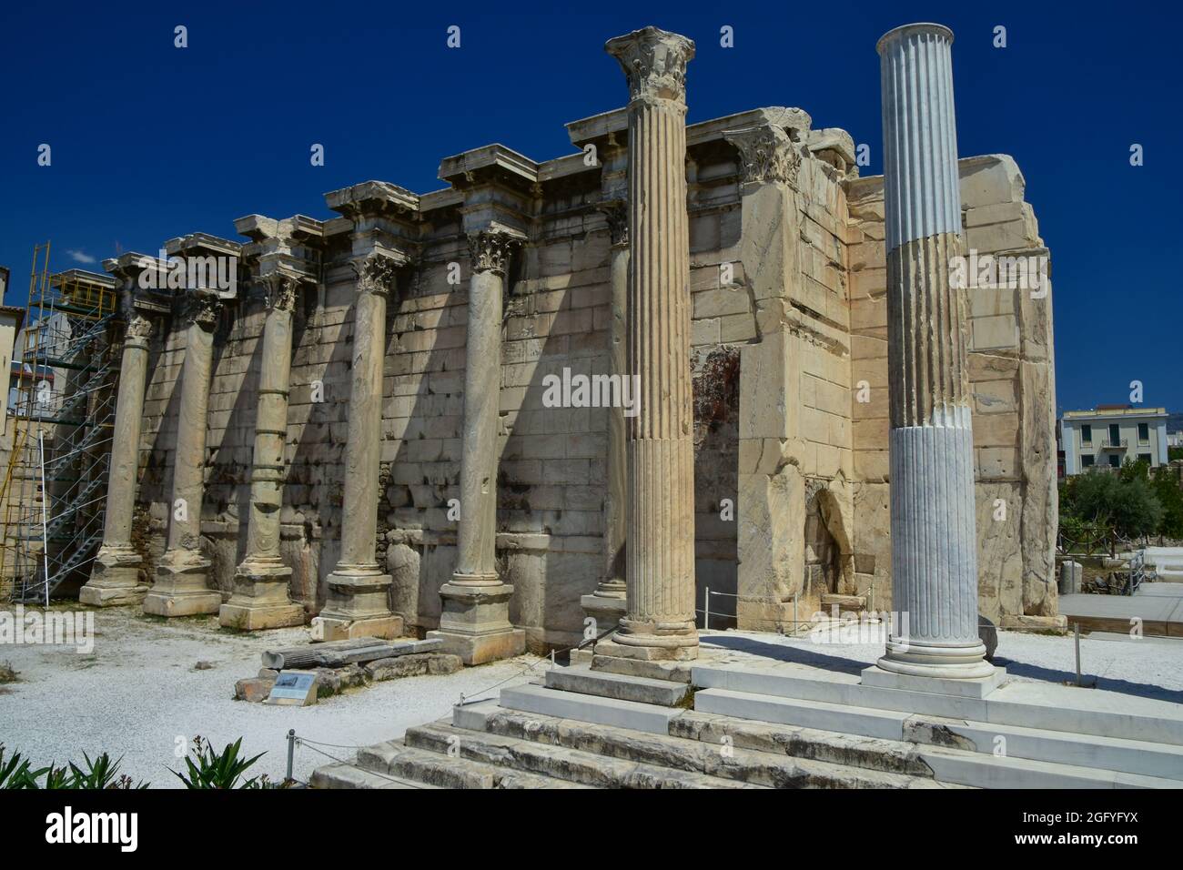 Hadrian's Library in Athens, Greece Stock Photo - Alamy