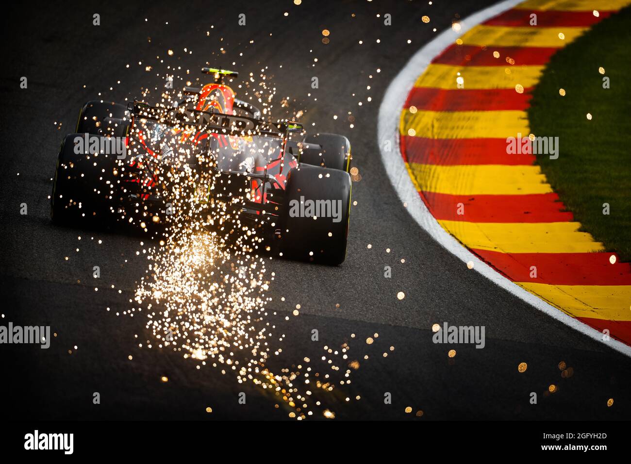 11 PEREZ Sergio (mex), Red Bull Racing Honda RB16B, action during the ...