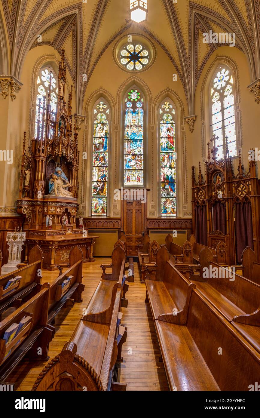 Petersburg, Iowa. Catholic Church of St. Peter and St. Paul ...