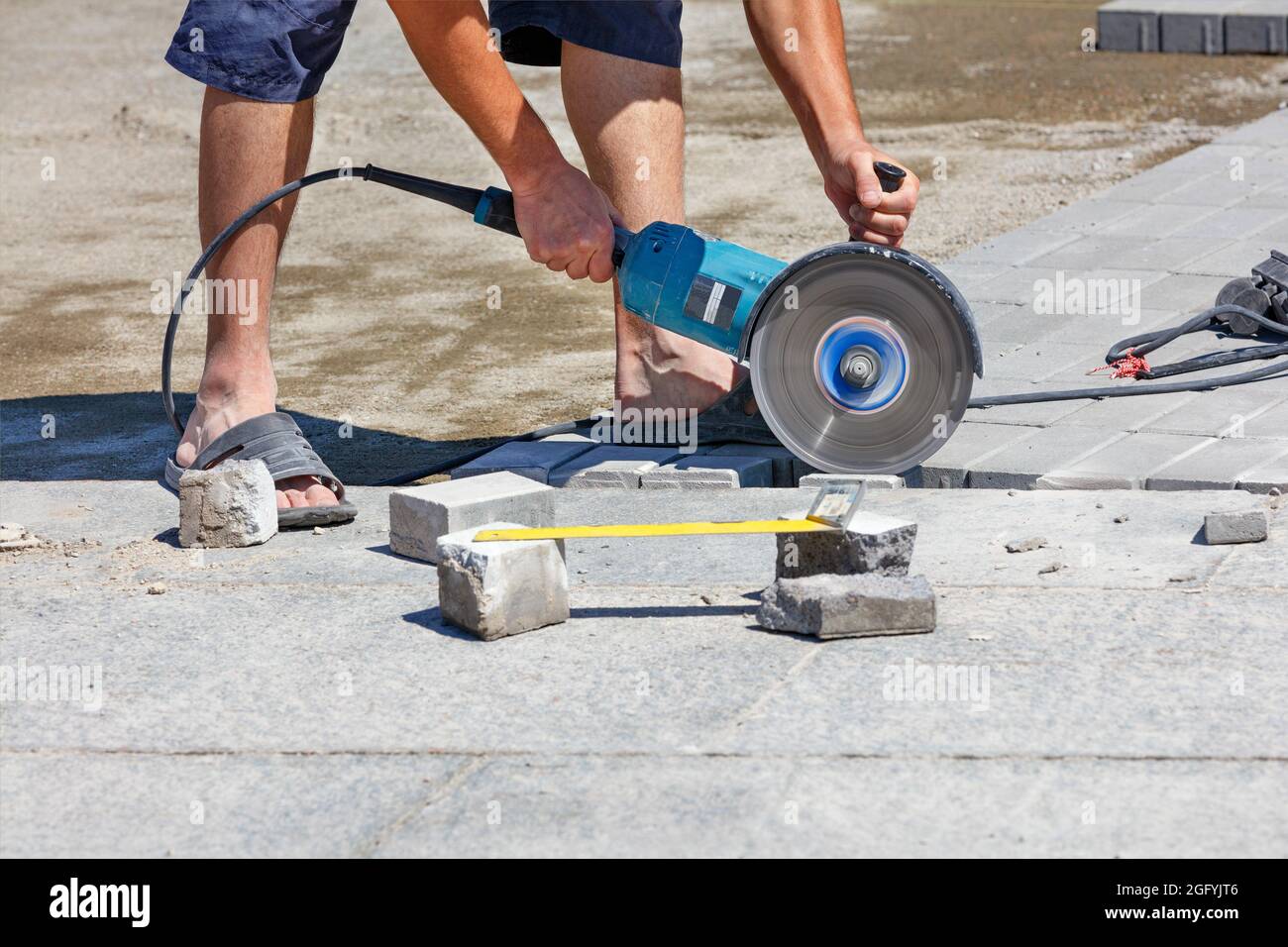 Curb cut construction hi-res stock photography and images - Alamy