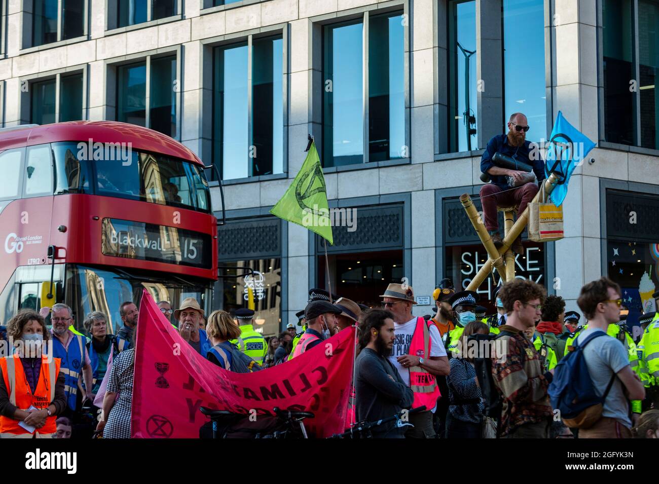 Police station scaffolding hi-res stock photography and images - Alamy