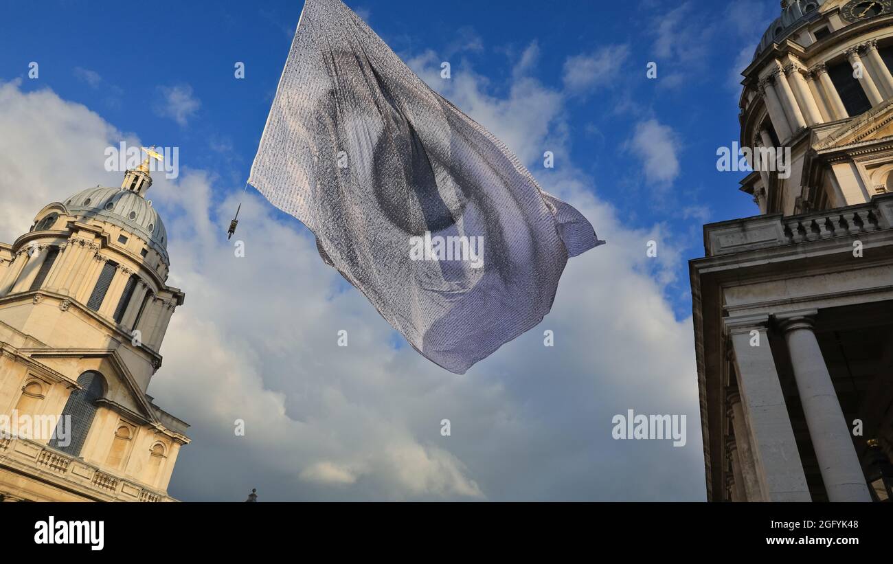 Greenwich, London, UK. 27th Aug, 2021. "We Are Watching" by Dan Acher ...