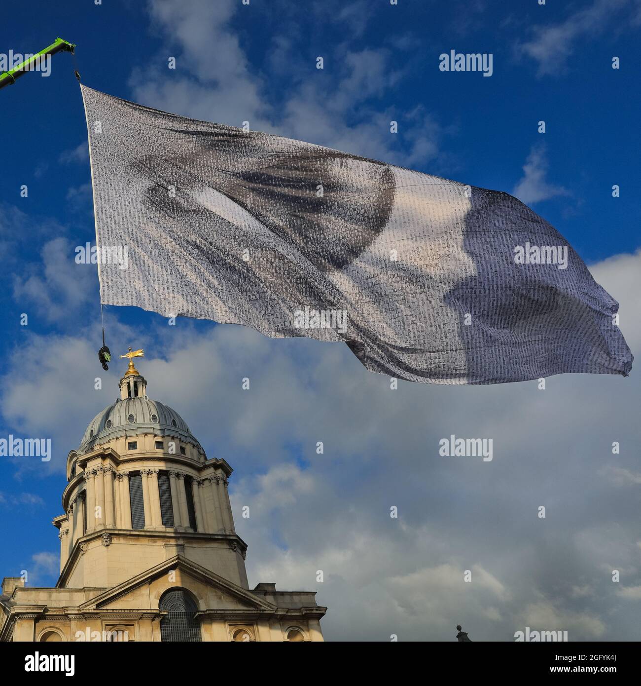 Greenwich, London, UK. 27th Aug, 2021. "We Are Watching" by Dan Acher ...
