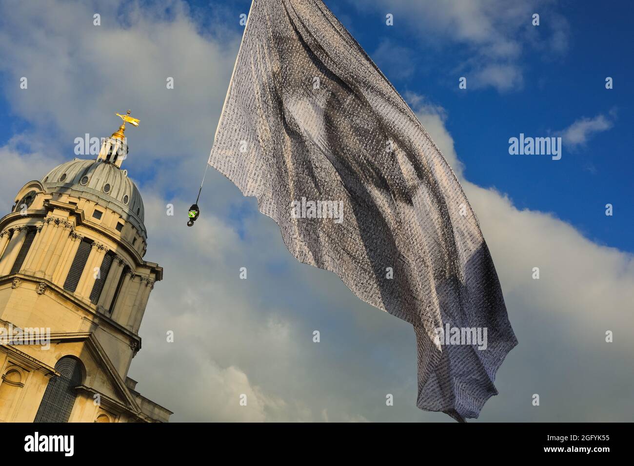 Greenwich, London, UK. 27th Aug, 2021. "We Are Watching" by Dan Acher ...