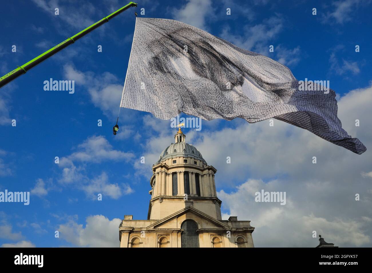 Greenwich, London, UK. 27th Aug, 2021. "We Are Watching" by Dan Acher ...