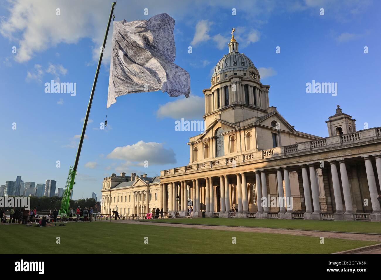 Greenwich, London, UK. 27th Aug, 2021. "We Are Watching" by Dan Acher ...