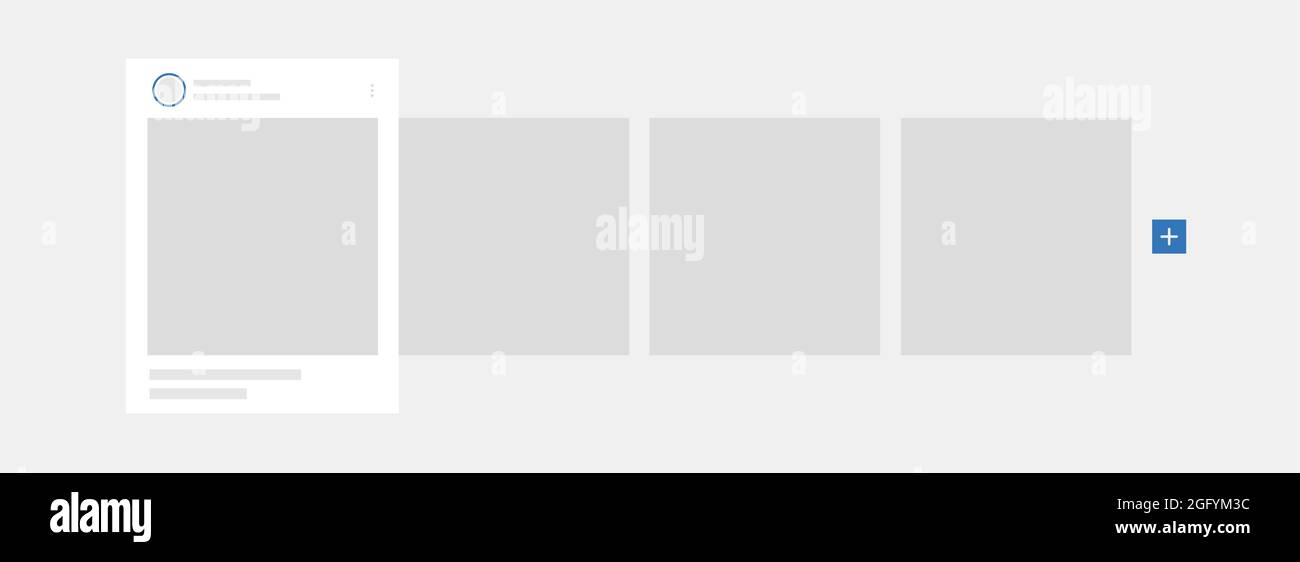 Carousel post mockup template. Mobile app interface design. Social ...