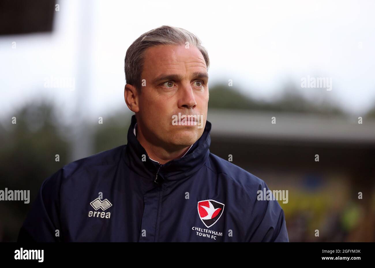 Cheltenham Town manager Michael Duff during the Sky Bet League One ...