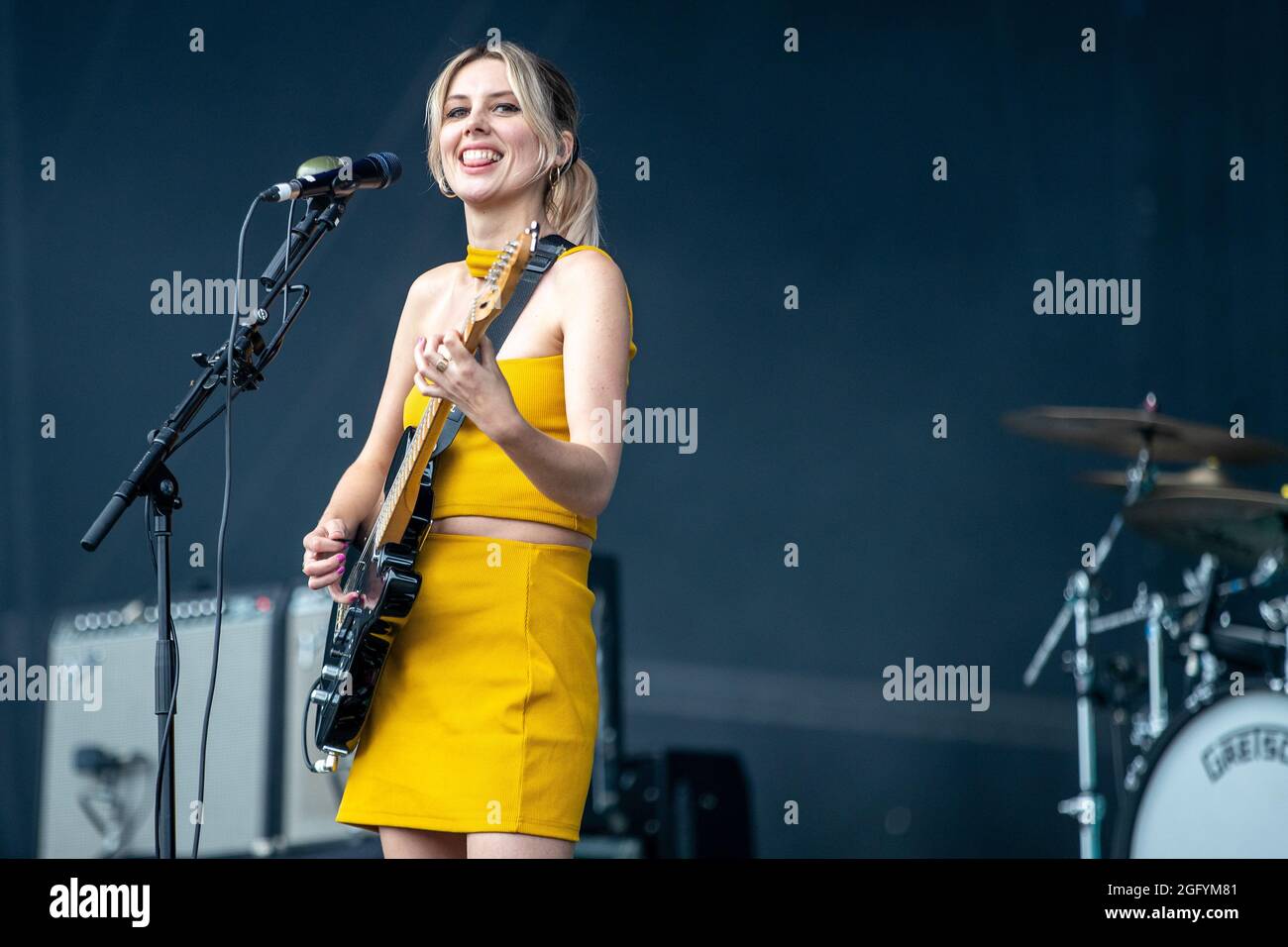 Leeds , UK. 27 Aug 2021, Ellie Rowsell singer-songwriter and Guitarist ...