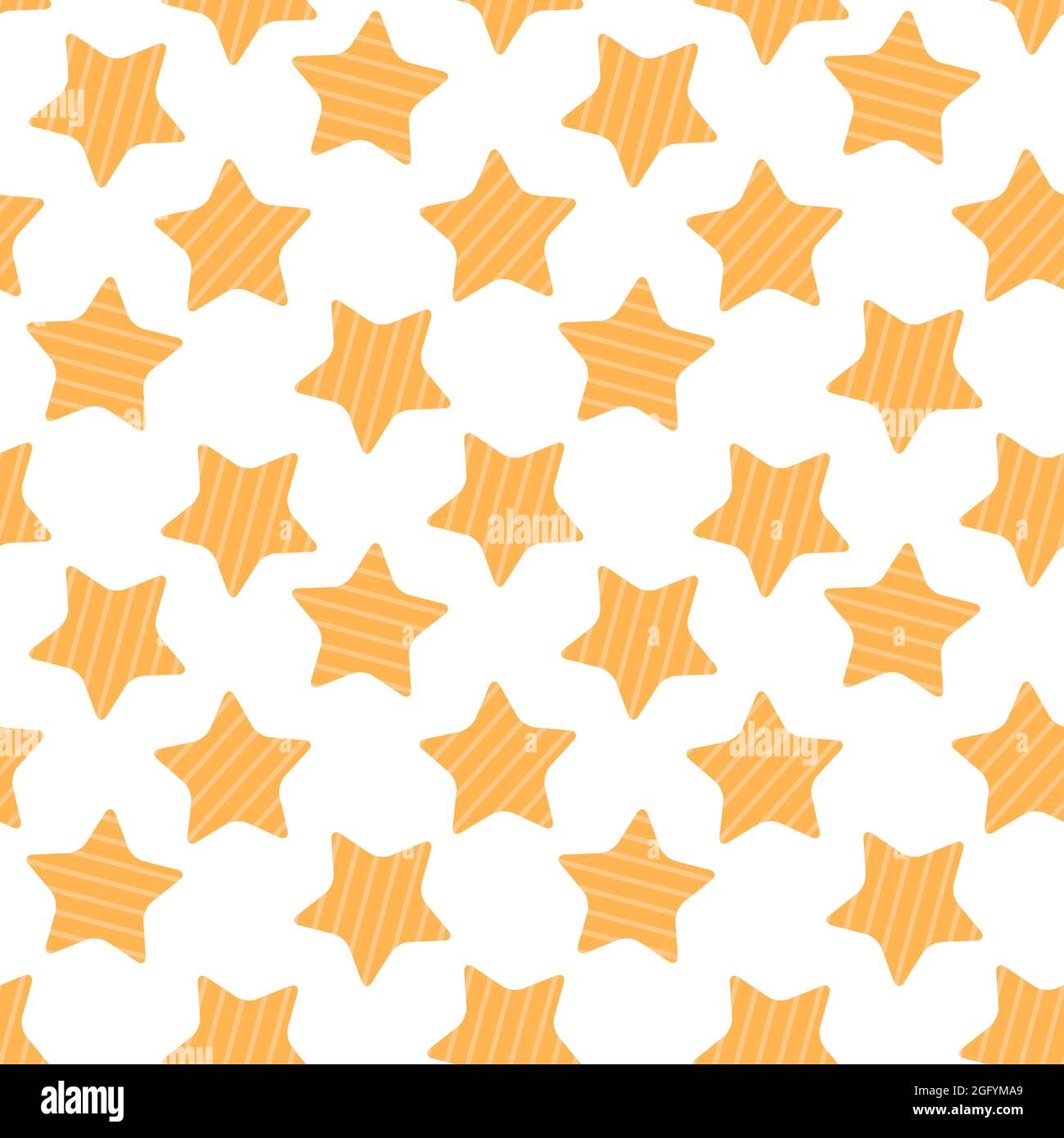 Cartoon holiday star stripes. seamless pattern. Vector Illustration ...