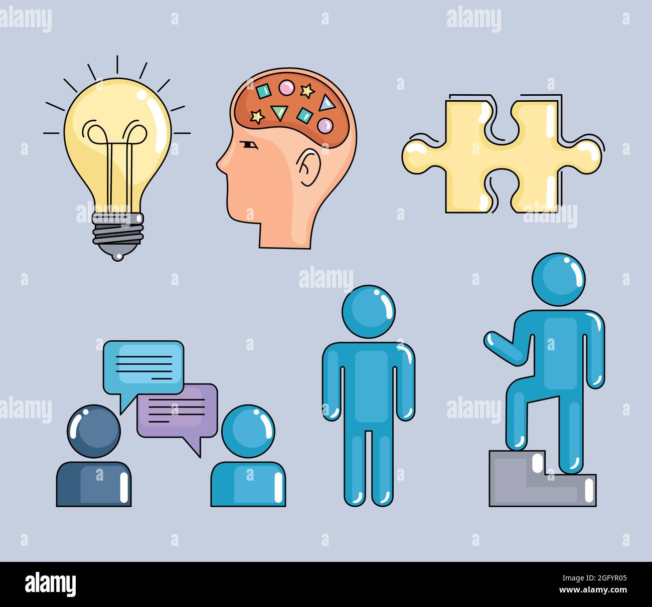 Learning life skills Stock Vector Images - Alamy