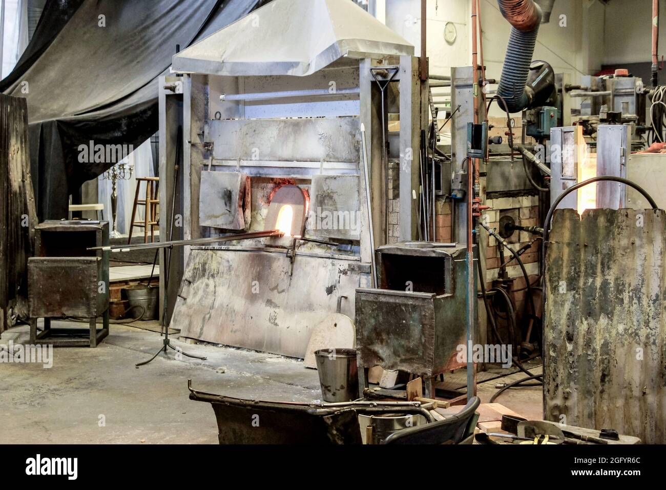 interior of Magnor glassworks factory in Norway Stock Photo - Alamy