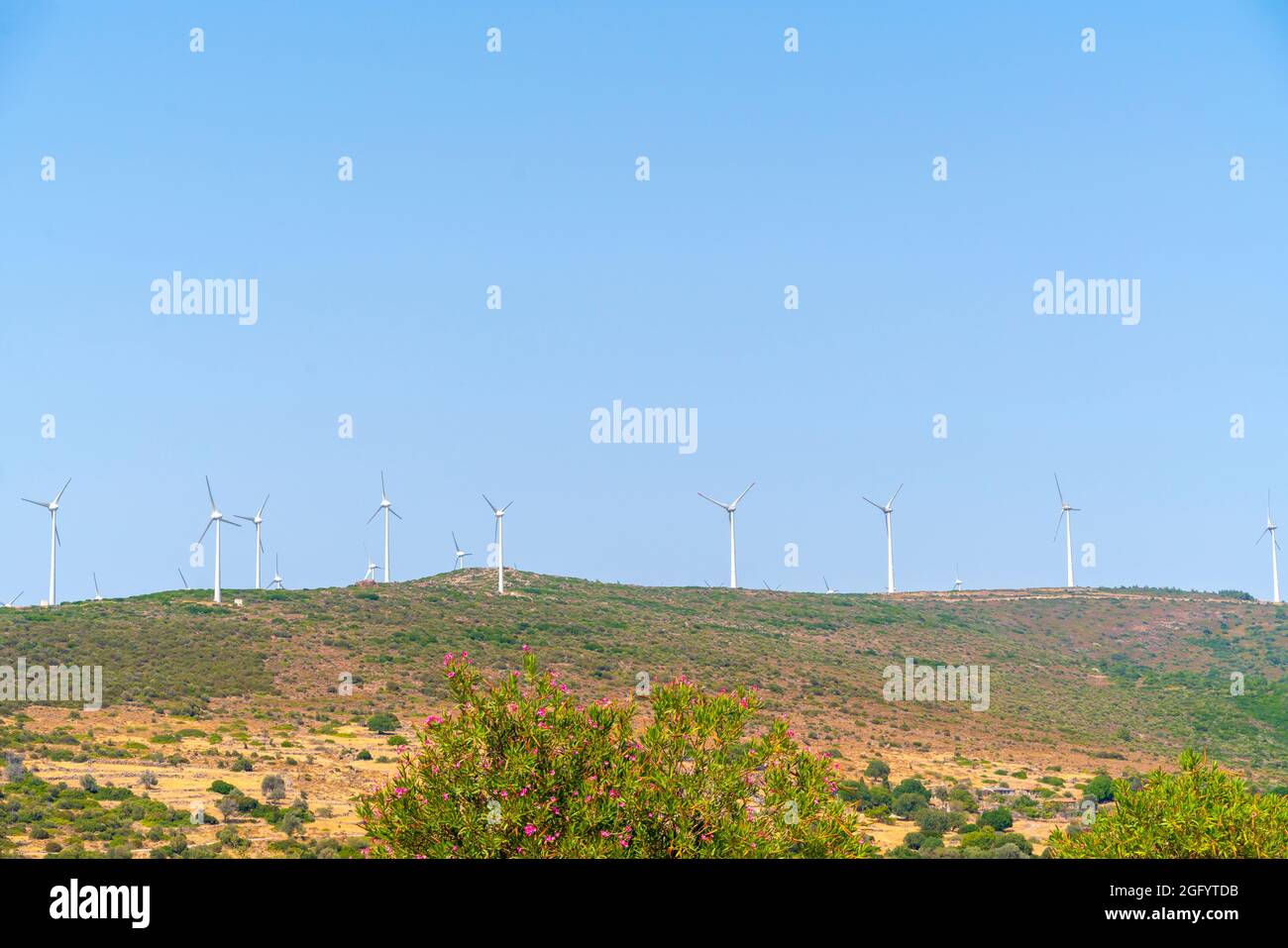 Windmills windmill turbine landscape hi-res stock photography and ...