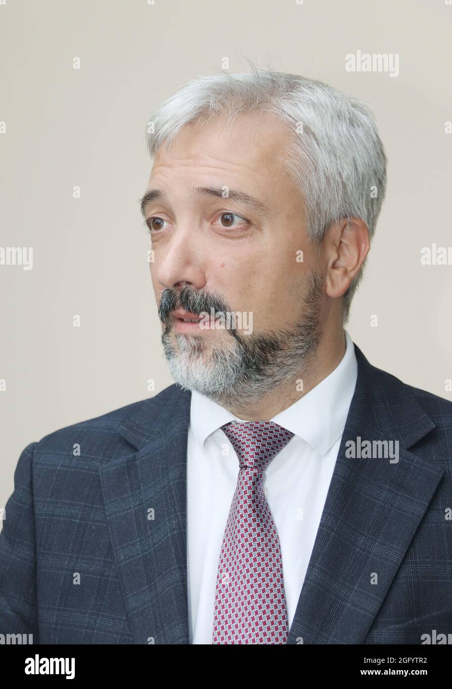 Russian journalist, TV host, politician and diplomat Evgeny Primakov ...